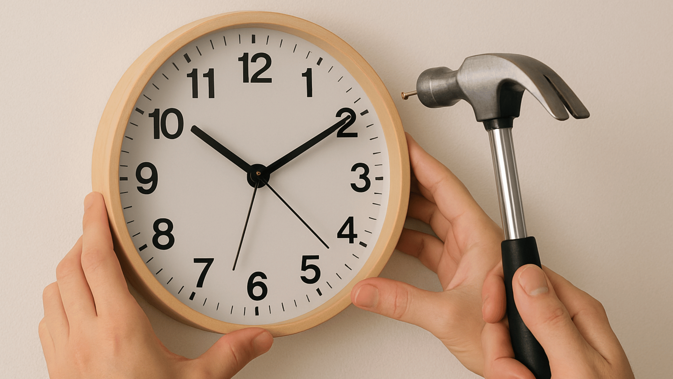 How to Hang a Wall Clock – Step-by-Step Guide – CasaClock®