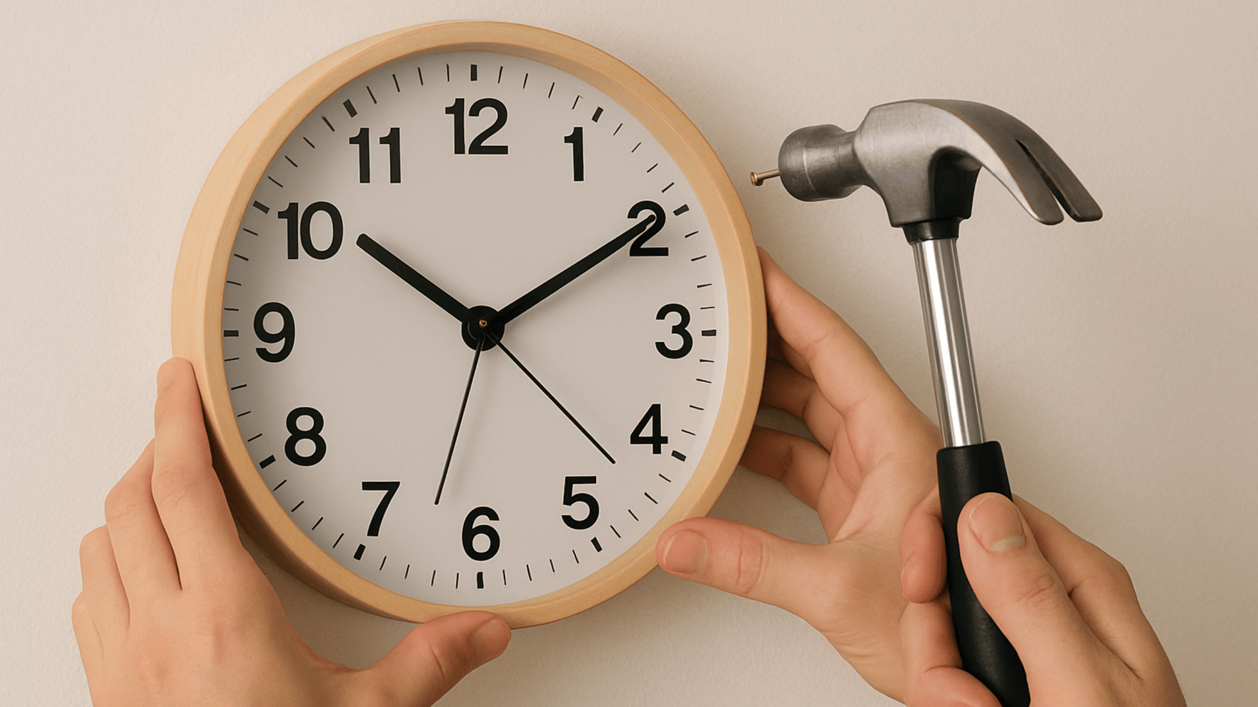 How to Hang a Wall Clock – Step-by-Step Guide – CasaClock®