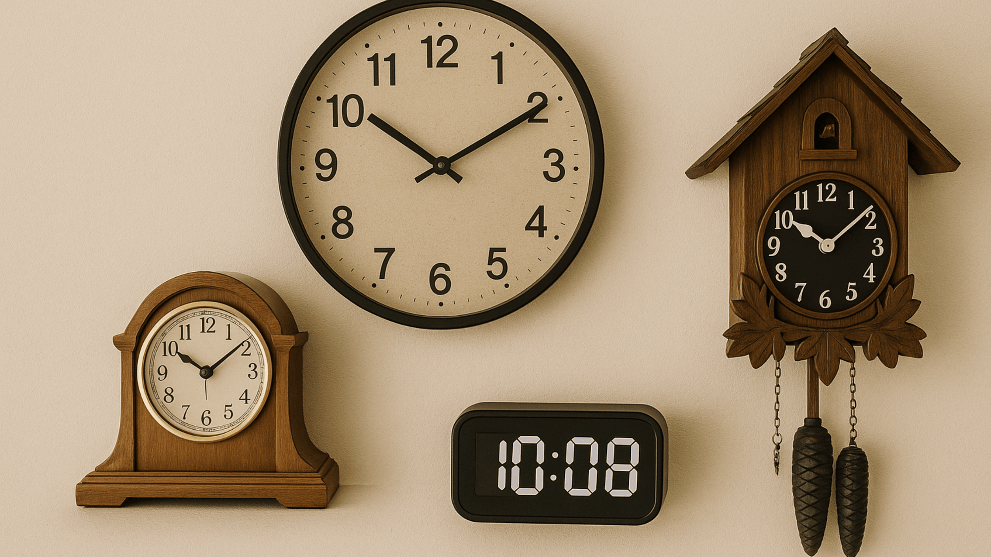 The Different Types of Clocks – Complete Guide – CasaClock®