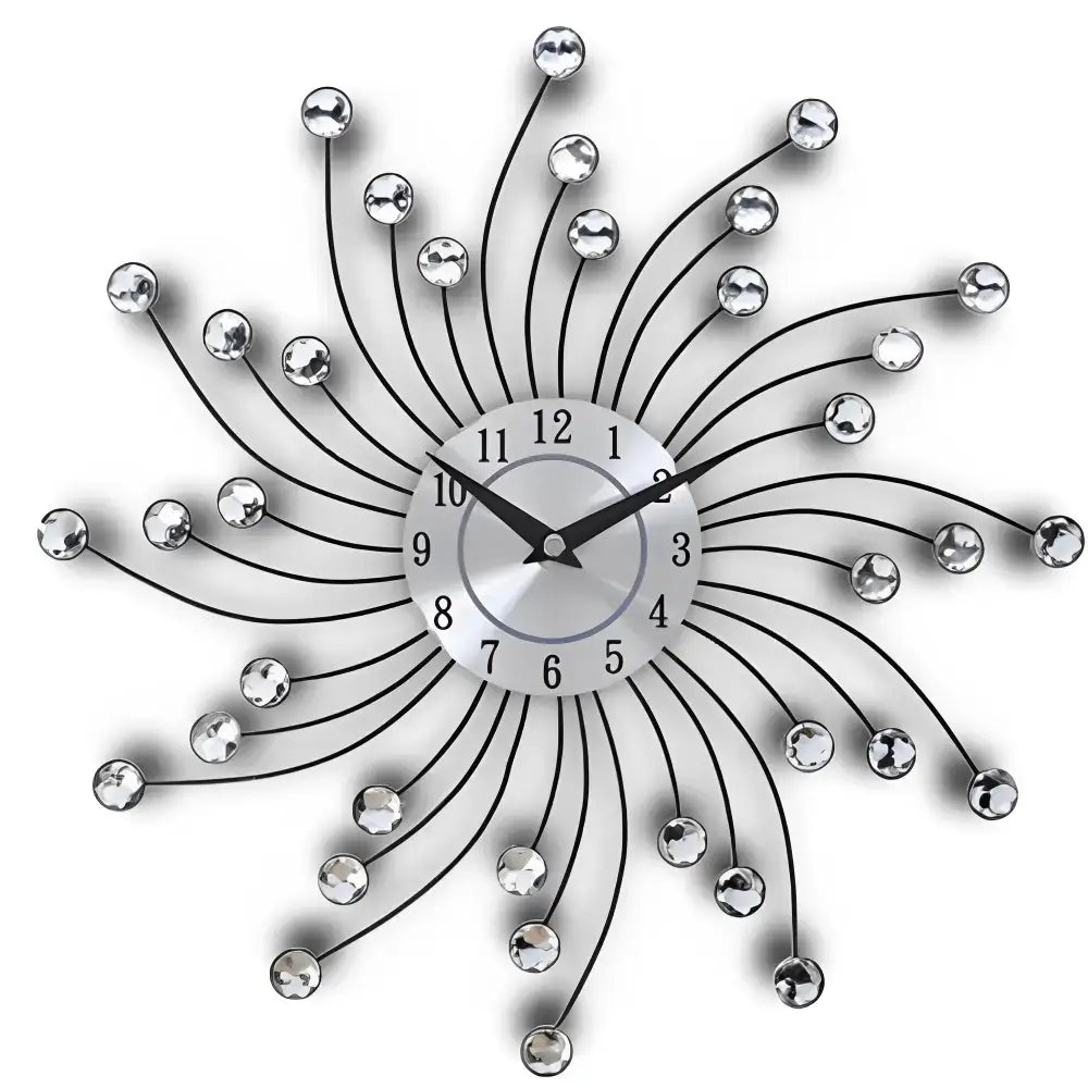 Crystal sparkling wall clock – CasaClock®